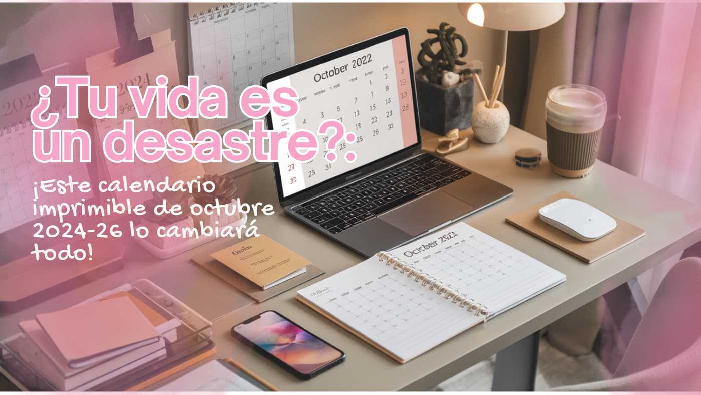 Calendario mágico 🗓️ ¡Organiza tu vida en octubre 2024-26 ...
