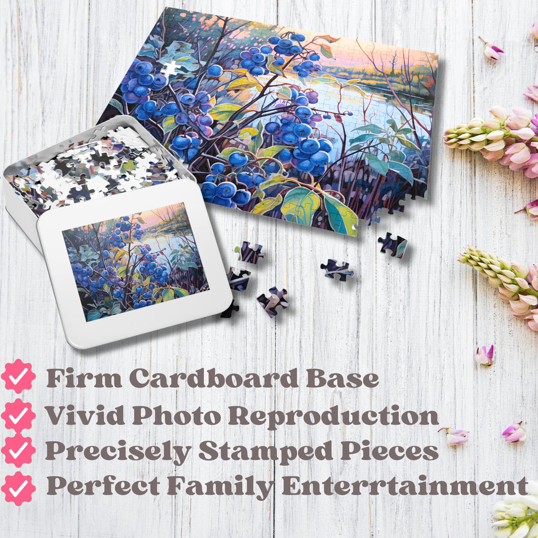 Photo Jigsaw Puzzle 1000 Pieces of Impressionist Blueberry Bush - Fun ...